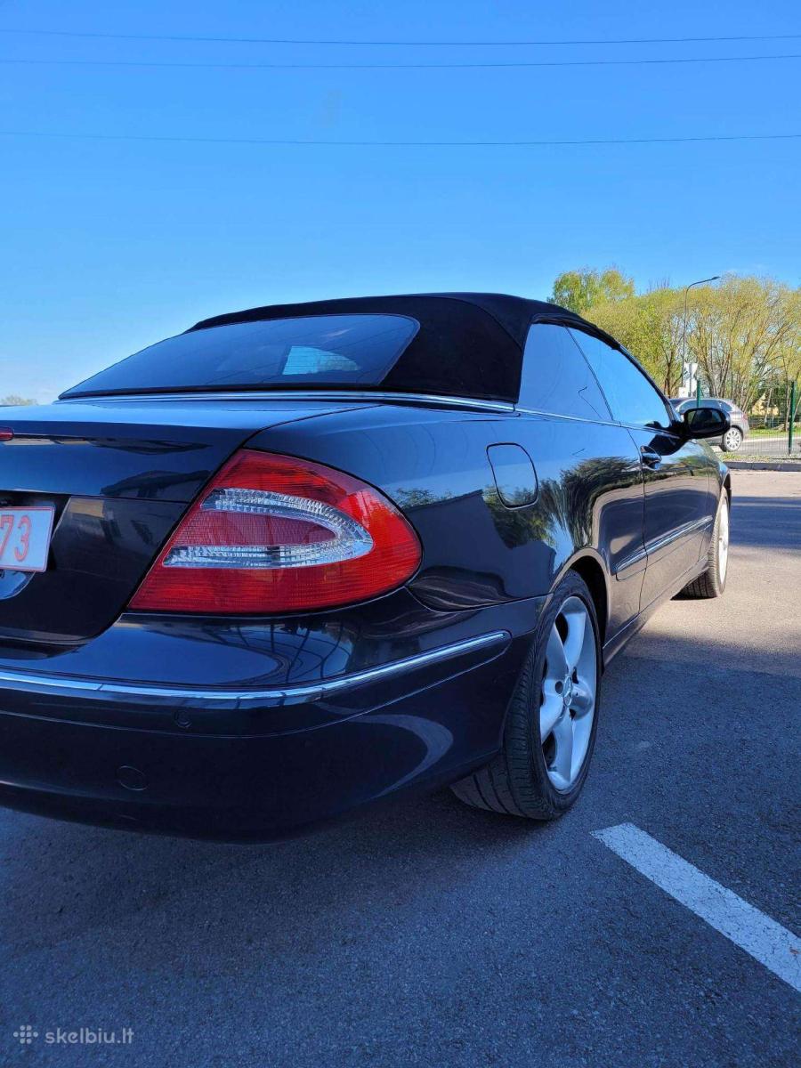 Blue Mercedes-Benz CLK 320 2005 in Kaunas, with an engine capacity of 3.20 L and mileage of 270 thousand km for 7200 €, photo 3 on AUTOMOTO.COM.LV