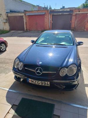 Blue Mercedes-Benz CLK 320 2004 in Kaunas, with an engine capacity of 3.20 L and mileage of 296 thousand km for 5500 €, photo 1 on AUTOMOTO.COM.LV