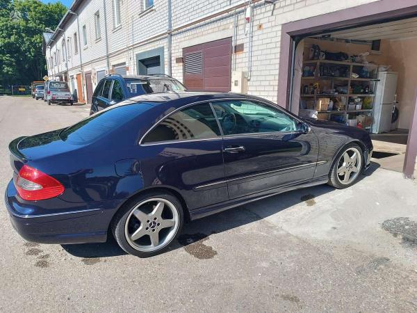 Blue Mercedes-Benz CLK 320 2004 in Kaunas, with an engine capacity of 3.20 L and mileage of 296 thousand km for 5500 €, photo 10 on AUTOMOTO.COM.LV