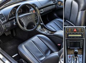 Grey Mercedes-Benz CLK 320 2001 in Vilnius, with an engine capacity of 3.20 L and mileage of 230 thousand km for 4450 €, photo 4 on AUTOMOTO.COM.LV
