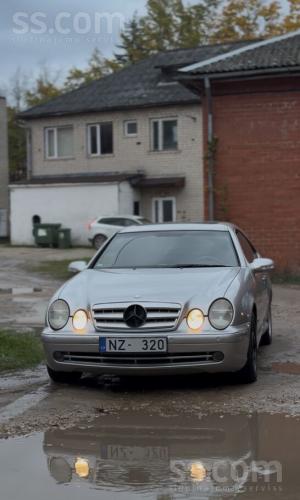 Grey Mercedes-Benz CLK 320 1999 in Balvi, with an engine capacity of 3.20 L and mileage of 230 thousand km for 3500 €, photo  on AUTOMOTO.COM.LV