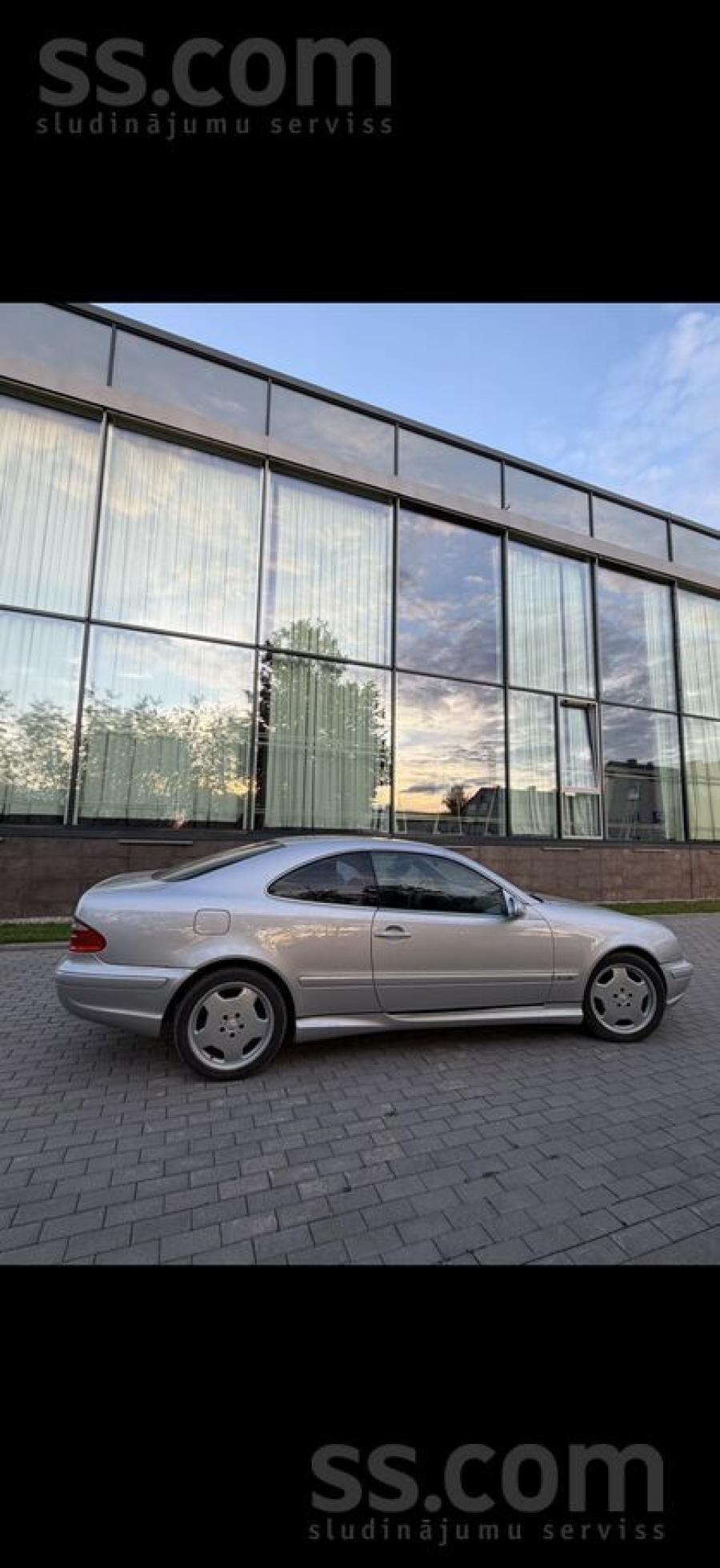 Pelēks Mercedes-Benz CLK 320 1999 Balvi, ar dzinēja tilpumu 3.20 L un nobraukumu 230 tūkst. km par 3500 €, foto 4 vietnē AUTOMOTO.COM.LV