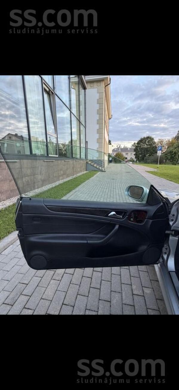 Grey Mercedes-Benz CLK 320 1999 in Balvi, with an engine capacity of 3.20 L and mileage of 230 thousand km for 3500 €, photo 7 on AUTOMOTO.COM.LV