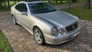 Grey Mercedes-Benz CLK 320 2002 in Riga, with an engine capacity of 3.20 L and mileage of 283 thousand km for 3950 €, photo  on AUTOMOTO.COM.LV