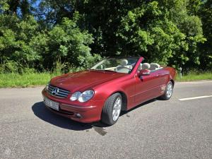 Red Mercedes-Benz CLK 320 2006 in Kaunas, with an engine capacity of 3.20 L and mileage of 170 thousand km for 7300 €, photo 3 on AUTOMOTO.COM.LV