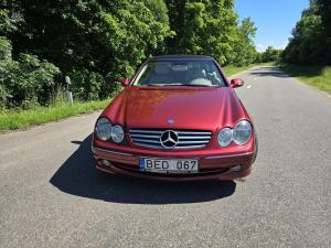 Red Mercedes-Benz CLK 320 2006 in Kaunas, with an engine capacity of 3.20 L and mileage of 170 thousand km for 7300 €, photo 6 on AUTOMOTO.COM.LV