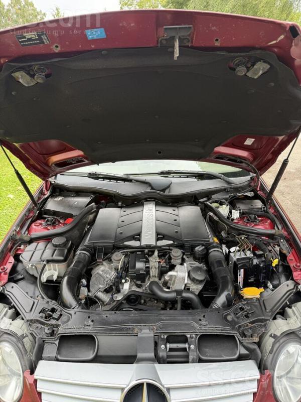 Red Mercedes-Benz CLK 320 2002 in Riga, with an engine capacity of 3.20 L and mileage of 320 thousand km for 2999 €, photo 3 on AUTOMOTO.COM.LV