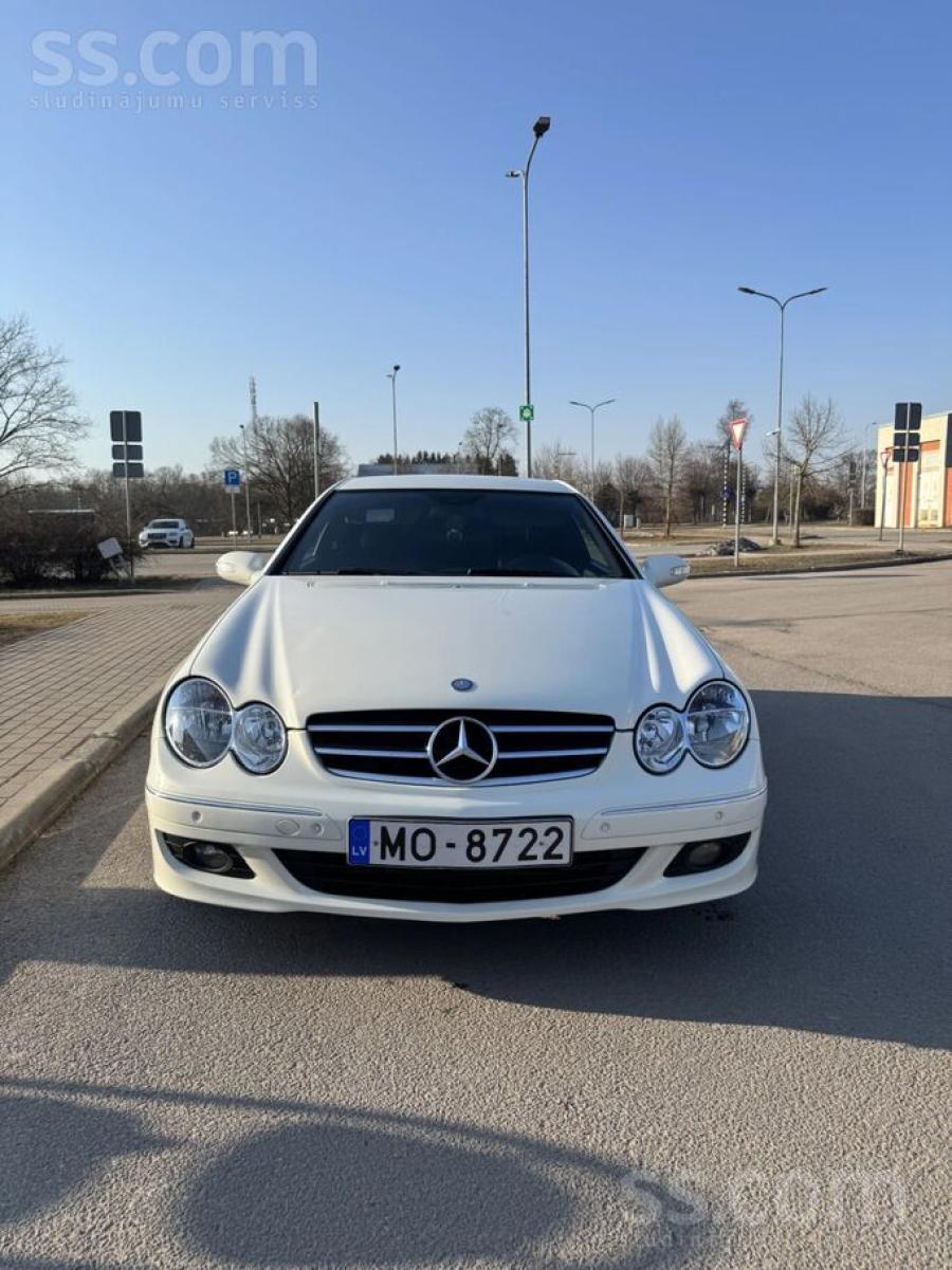 Белый Мерседес ЦЛК 320 2008 в Рига, объемом двигателя 3.00 л и пробегом 271 тыс. км за 4000 €, фото 3 на AUTOMOTO.COM.LV