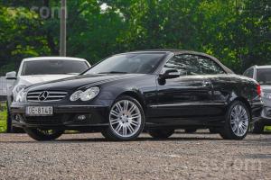 Black Mercedes-Benz clk-350 2007 in Riga, with an engine capacity of 3.50 L and mileage of 156 thousand km for 10990 €, photo  on AUTOMOTO.COM.LV