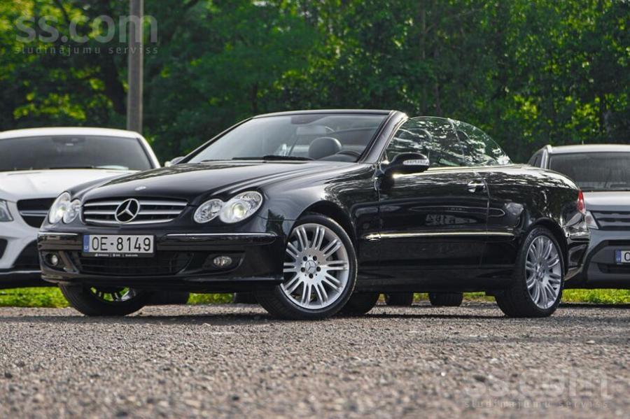 Black Mercedes-Benz clk-350 2007 in Riga, with an engine capacity of 3.50 L and mileage of 156 thousand km for 10990 €, photo 3 on AUTOMOTO.COM.LV