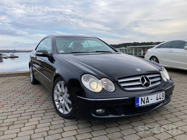 Black Mercedes-Benz clk-350 2006 in Riga, with an engine capacity of 3.50 L and mileage of 192 thousand km for 7888 €, photo 2 on AUTOMOTO.COM.LV