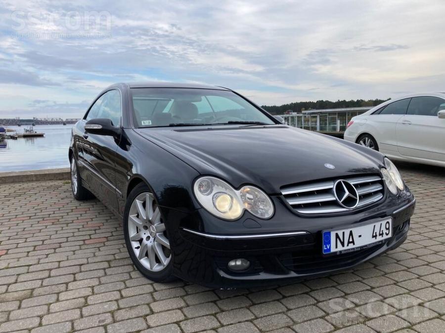 Black Mercedes-Benz clk-350 2006 in Riga, with an engine capacity of 3.50 L and mileage of 192 thousand km for 7888 €, photo 3 on AUTOMOTO.COM.LV