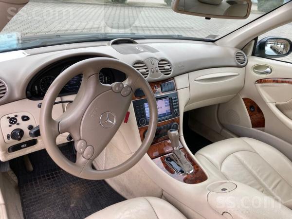 Black Mercedes-Benz clk-350 2006 in Riga, with an engine capacity of 3.50 L and mileage of 192 thousand km for 7888 €, photo 7 on AUTOMOTO.COM.LV