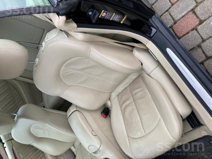 Black Mercedes-Benz clk-350 2006 in Riga, with an engine capacity of 3.50 L and mileage of 192 thousand km for 7888 €, photo 13 on AUTOMOTO.COM.LV