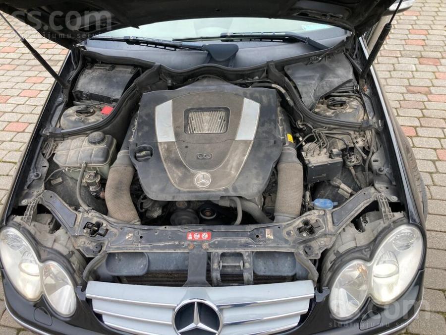 Black Mercedes-Benz clk-350 2006 in Riga, with an engine capacity of 3.50 L and mileage of 192 thousand km for 7888 €, photo 18 on AUTOMOTO.COM.LV