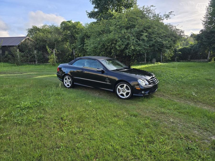 Melns Mercedes-Benz clk-500 2006 Šilutė, ar dzinēja tilpumu 5.00 L un nobraukumu 190 tūkst. km par 5900 €, foto 1 vietnē AUTOMOTO.COM.LV