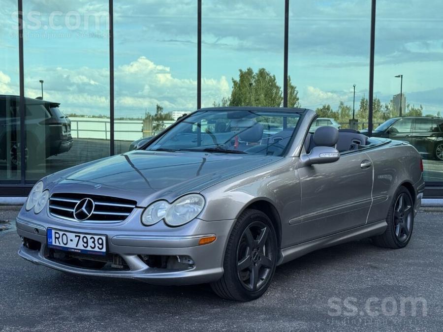 Pelēks Mercedes-Benz clk-500 2005 Rīga, ar dzinēja tilpumu 5.00 L un nobraukumu 0 tūkst. km par 4950 €, foto 1 vietnē AUTOMOTO.COM.LV