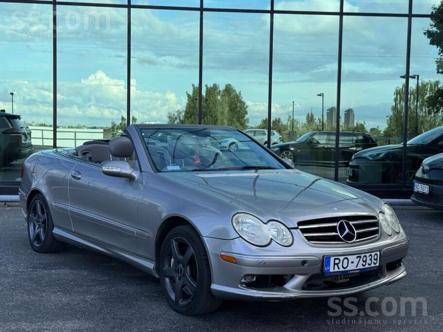Pelēks Mercedes-Benz clk-500 2005 Rīga, ar dzinēja tilpumu 5.00 L un nobraukumu 0 tūkst. km par 4950 €, foto 3 vietnē AUTOMOTO.COM.LV