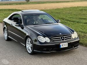 Black Mercedes-Benz clk-55-amg 2005 in Sakiai, with an engine capacity of 5.40 L and mileage of 225 thousand km for 12000 €, photo  on AUTOMOTO.COM.LV