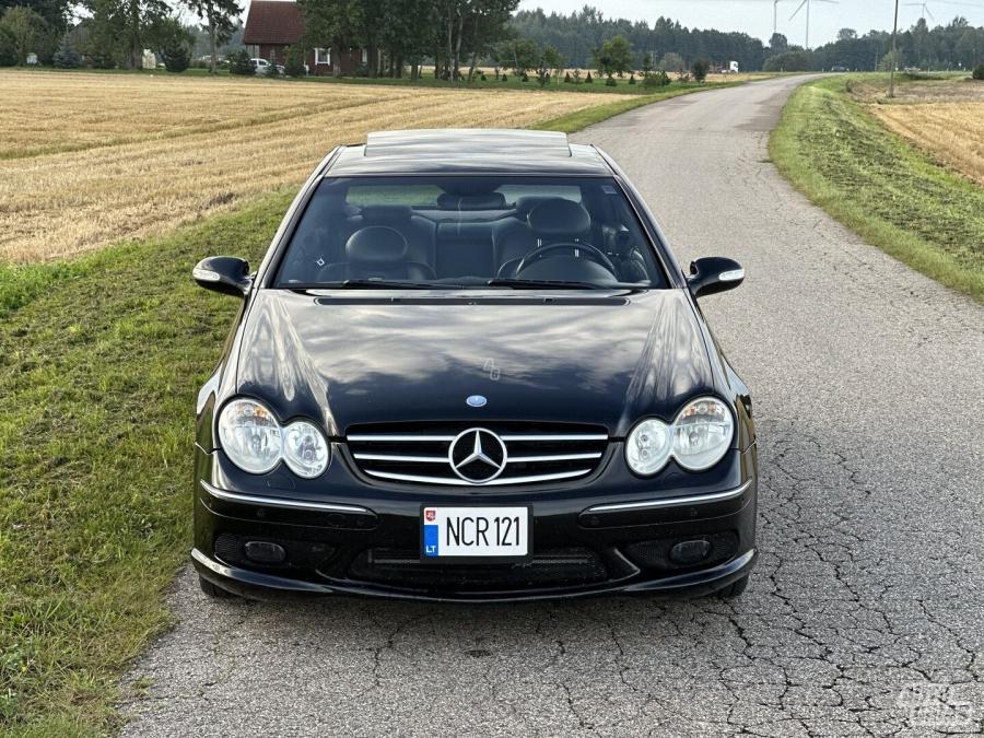 Black Mercedes-Benz clk-55-amg 2005 in Sakiai, with an engine capacity of 5.40 L and mileage of 225 thousand km for 12000 €, photo 6 on AUTOMOTO.COM.LV