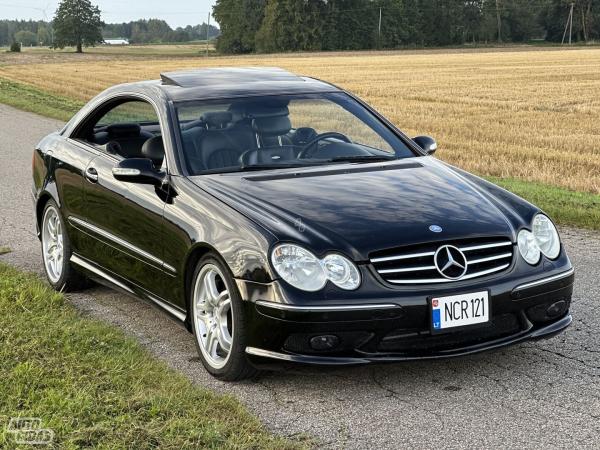 Melns Mercedes-Benz clk-55-amg 2005 Šakiai, ar dzinēja tilpumu 5.40 L un nobraukumu 225 tūkst. km par 12000 €, foto 7 vietnē AUTOMOTO.COM.LV