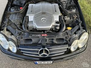 Black Mercedes-Benz clk-55-amg 2005 in Sakiai, with an engine capacity of 5.40 L and mileage of 225 thousand km for 12000 €, photo 12 on AUTOMOTO.COM.LV