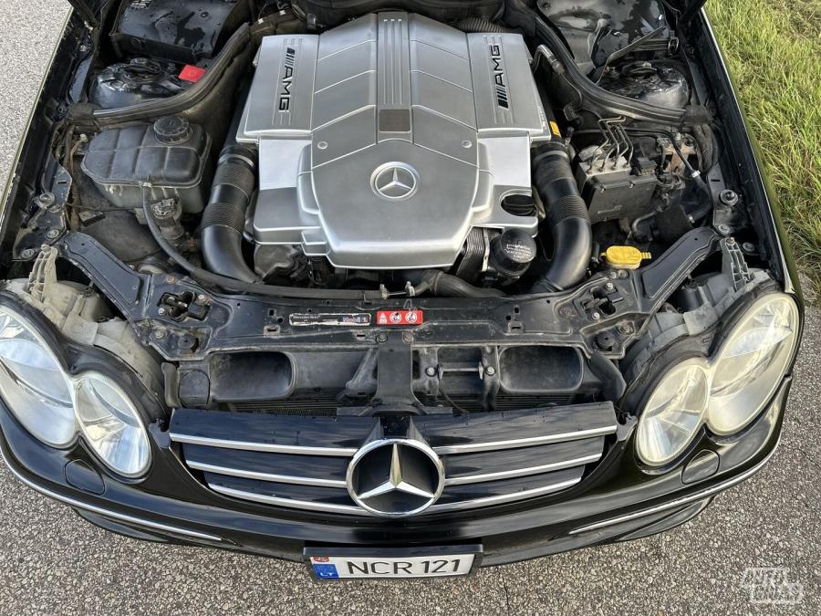 Black Mercedes-Benz clk-55-amg 2005 in Sakiai, with an engine capacity of 5.40 L and mileage of 225 thousand km for 12000 €, photo 12 on AUTOMOTO.COM.LV