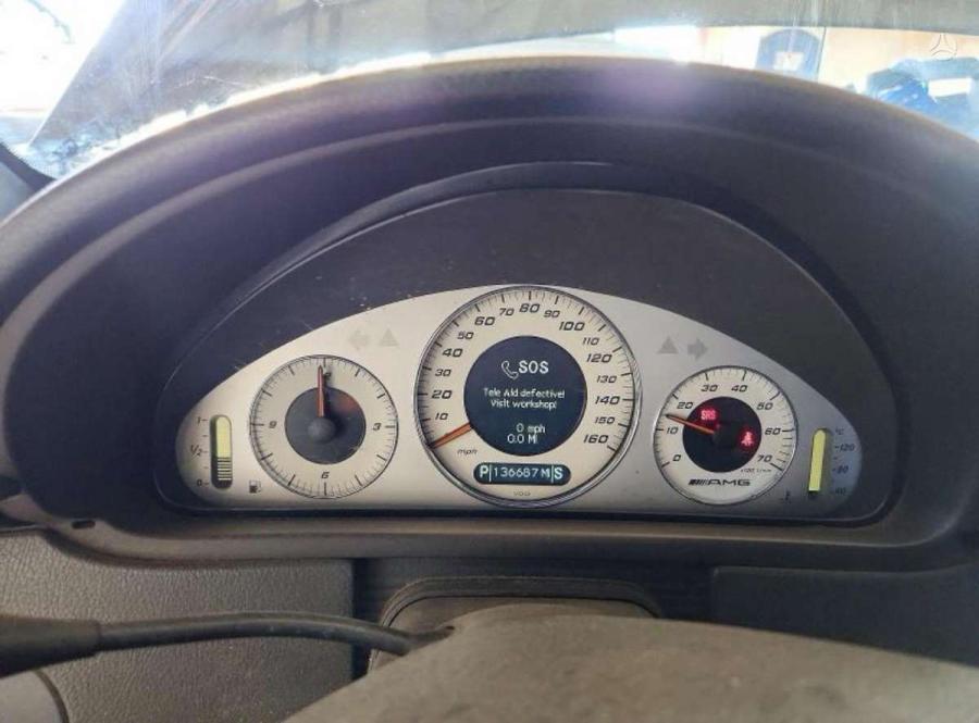 Zils Mercedes-Benz clk-55-amg 2004 Kauņa, ar dzinēja tilpumu 5.50 L un nobraukumu 220 tūkst. km par 4500 €, foto 11 vietnē AUTOMOTO.COM.LV