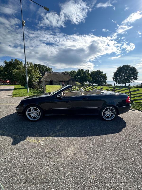 Black Mercedes-Benz CLK-Class 2005 in Tallinn, with an engine capacity of 2.60 L and mileage of 190 thousand km for 6700 €, photo 3 on AUTOMOTO.COM.LV