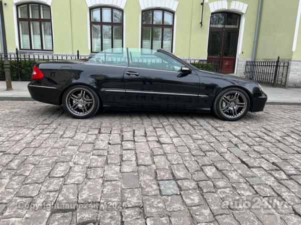 Black Mercedes-Benz CLK-Class 2007 in Tallinn, with an engine capacity of 3.00 L and mileage of 266 thousand km for 8999 €, photo 4 on AUTOMOTO.COM.LV