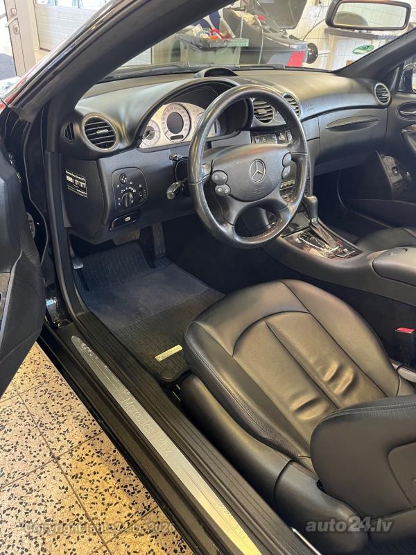 Black Mercedes-Benz CLK-Class 2007 in Tallinn, with an engine capacity of 3.00 L and mileage of 266 thousand km for 8999 €, photo 6 on AUTOMOTO.COM.LV
