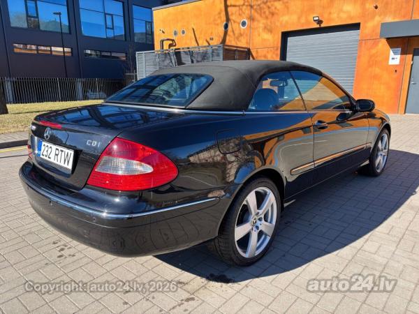 Black Mercedes-Benz CLK-Class 2009 in Tallinn, with an engine capacity of 3.00 L and mileage of 257 thousand km for 9990 €, photo 6 on AUTOMOTO.COM.LV