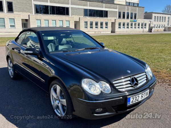 Black Mercedes-Benz CLK-Class 2009 in Tallinn, with an engine capacity of 3.00 L and mileage of 258 thousand km for 9990 €, photo 7 on AUTOMOTO.COM.LV