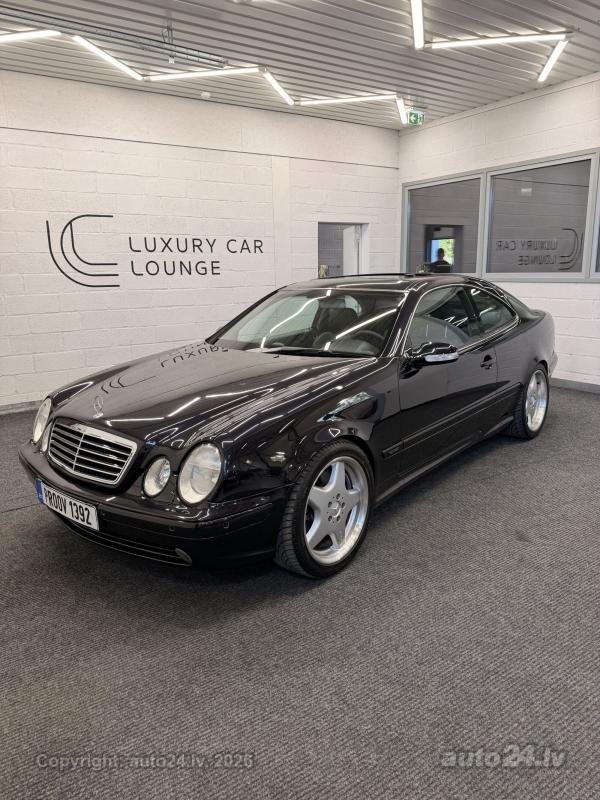 Melns Mercedes-Benz CLK-Class 1998 Tallina, ar dzinēja tilpumu 4.30 L un nobraukumu 191 tūkst. km par 6990 €, foto 1 vietnē AUTOMOTO.COM.LV