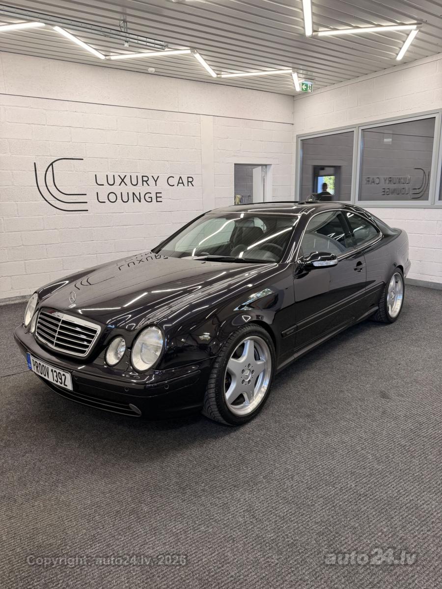 Black Mercedes-Benz CLK-Class 1998 in Tallinn, with an engine capacity of 4.30 L and mileage of 191 thousand km for 6990 €, photo 1 on AUTOMOTO.COM.LV