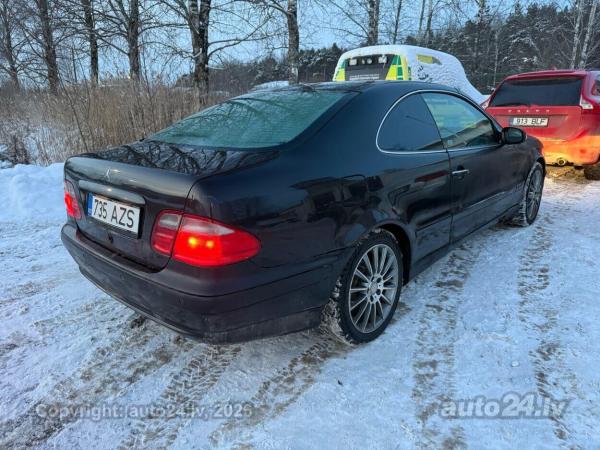 Black Mercedes-Benz CLK-Class 2000 in Tallinn, with an engine capacity of 2.30 L and mileage of 0 thousand km for 1900 €, photo 3 on AUTOMOTO.COM.LV