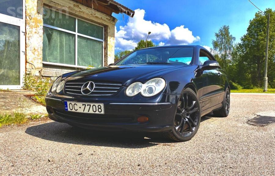 Melns Mercedes-Benz CLK-Class 2005 Rīga, ar dzinēja tilpumu 2.70 L un nobraukumu 295 tūkst. km par 4455 €, foto 1 vietnē AUTOMOTO.COM.LV