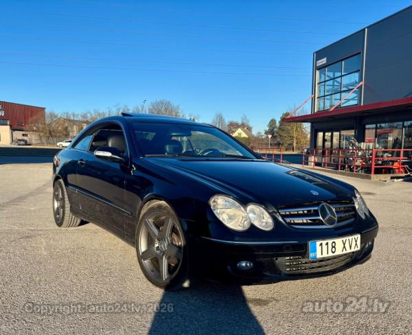Black Mercedes-Benz CLK-Class 2005 in Tartu, with an engine capacity of 1.80 L and mileage of 274 thousand km for 4950 €, photo 2 on AUTOMOTO.COM.LV