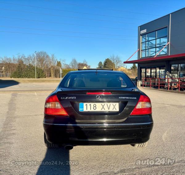 Black Mercedes-Benz CLK-Class 2005 in Tartu, with an engine capacity of 1.80 L and mileage of 274 thousand km for 4950 €, photo 5 on AUTOMOTO.COM.LV