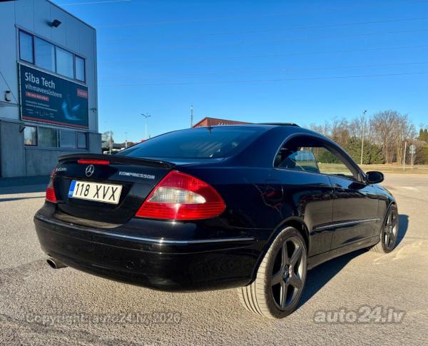 Black Mercedes-Benz CLK-Class 2005 in Tartu, with an engine capacity of 1.80 L and mileage of 274 thousand km for 4950 €, photo 6 on AUTOMOTO.COM.LV