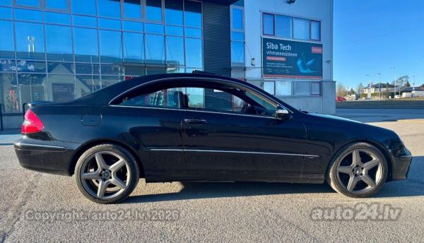 Black Mercedes-Benz CLK-Class 2005 in Tartu, with an engine capacity of 1.80 L and mileage of 274 thousand km for 4950 €, photo 8 on AUTOMOTO.COM.LV