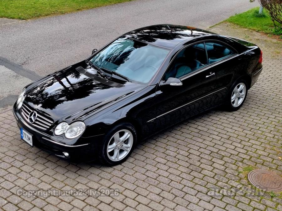 Melns Mercedes-Benz CLK-Class 2005 Tallina, ar dzinēja tilpumu 2.70 L un nobraukumu 200 tūkst. km par 7700 €, foto 1 vietnē AUTOMOTO.COM.LV