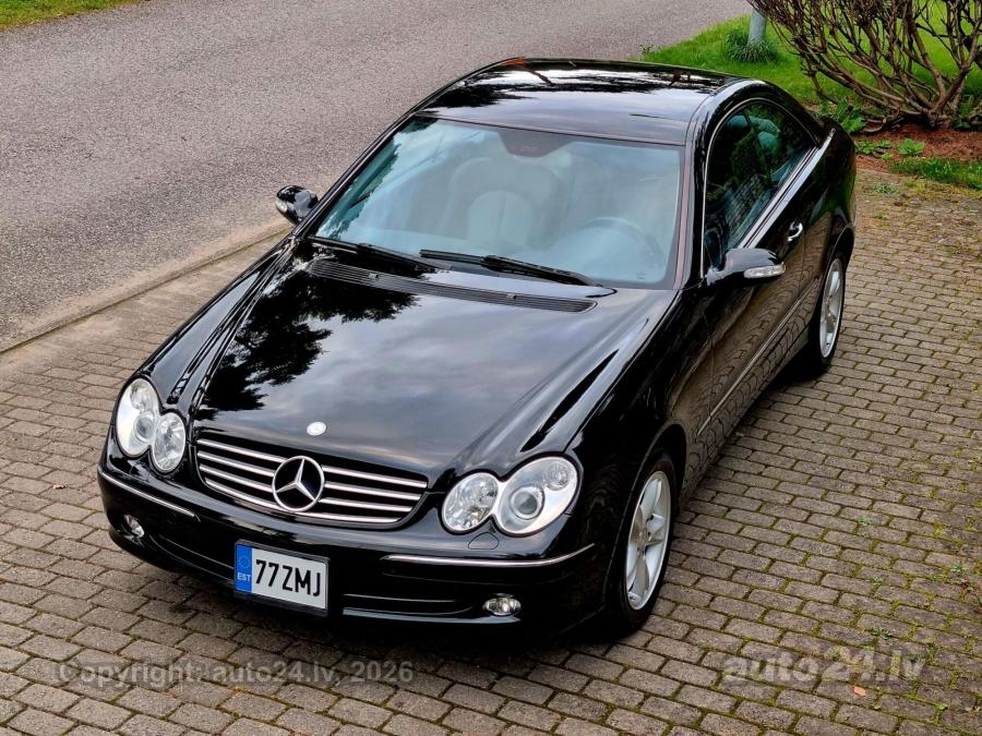 Black Mercedes-Benz CLK-Class 2005 in Tallinn, with an engine capacity of 2.70 L and mileage of 200 thousand km for 7700 €, photo 19 on AUTOMOTO.COM.LV
