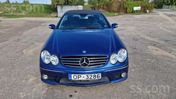 Mercedes-Benz CLK-Class 2003 Rīga vietnē Zils Mercedes-Benz CLK-Class 2003 Rīga, ar dzinēja tilpumu 1.80 L un nobraukumu 180 tūkst. km par 7770 €, foto 6 vietnē AUTOMOTO.COM.LV