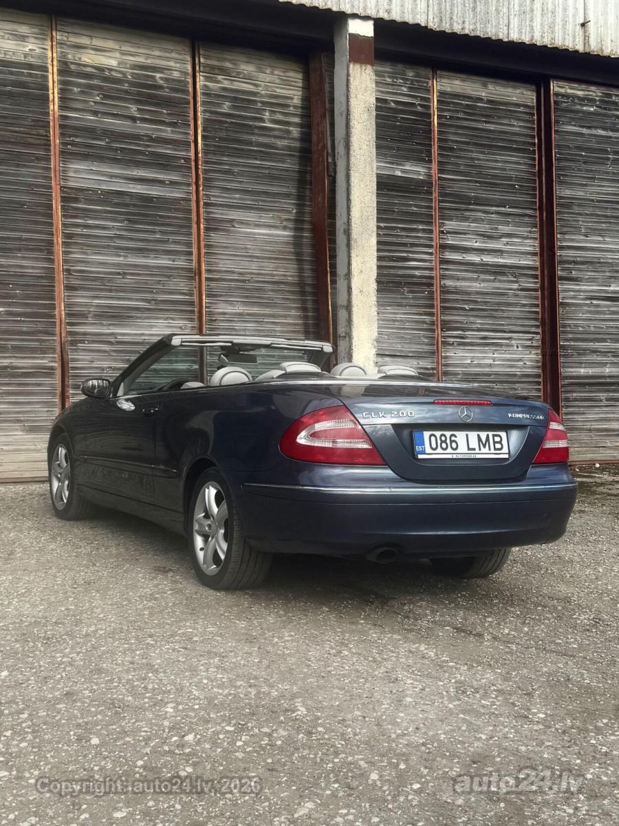Blue Mercedes-Benz CLK-Class 2004 in Tallinn, with an engine capacity of 1.80 L and mileage of 163 thousand km for 10000 €, photo 8 on AUTOMOTO.COM.LV