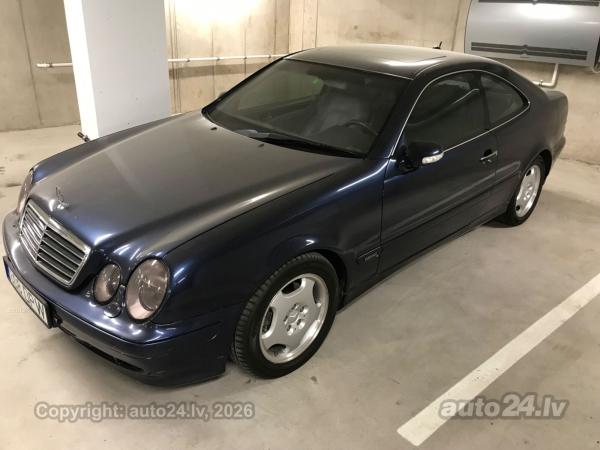 Blue Mercedes-Benz CLK-Class 2001 in Tallinn, with an engine capacity of 3.20 L and mileage of 189 thousand km for 2599 €, photo 1 on AUTOMOTO.COM.LV