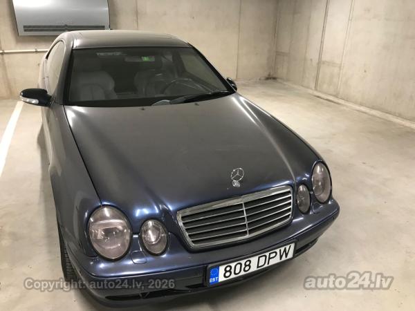 Blue Mercedes-Benz CLK-Class 2001 in Tallinn, with an engine capacity of 3.20 L and mileage of 189 thousand km for 2599 €, photo 2 on AUTOMOTO.COM.LV