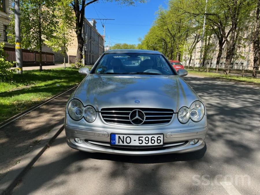 Mercedes-Benz CLK-Class 2004 in Riga, with an engine capacity of 2.70 L and mileage of 281 thousand km for 3800 €, photo 1 on AUTOMOTO.COM.LV