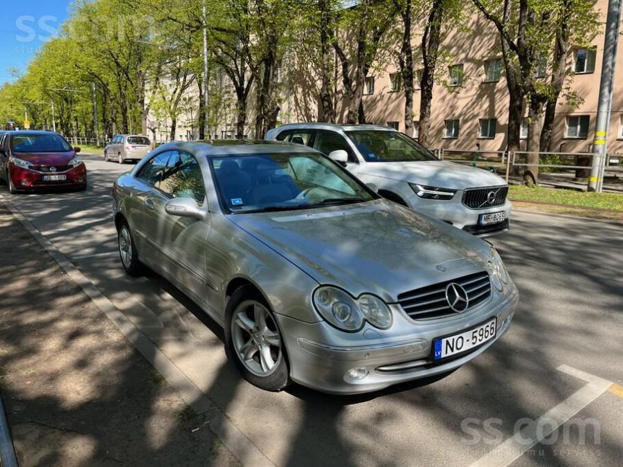 Mercedes-Benz CLK-Class 2004 in Riga, with an engine capacity of 2.70 L and mileage of 281 thousand km for 3800 €, photo 2 on AUTOMOTO.COM.LV