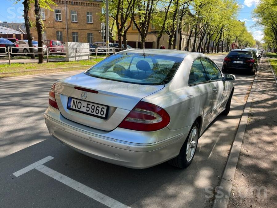 Mercedes-Benz CLK-Class 2004 in Riga, with an engine capacity of 2.70 L and mileage of 281 thousand km for 3800 €, photo 4 on AUTOMOTO.COM.LV